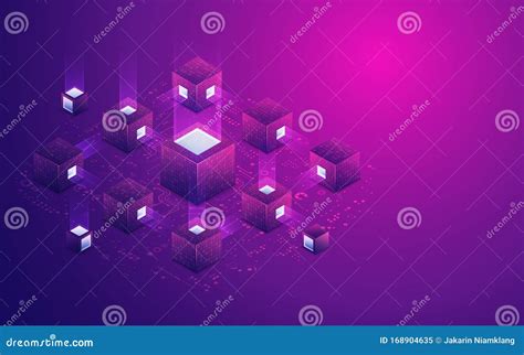 Blockchian Stock Vector Illustration Of Computer Banking 168904635