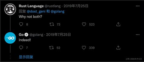 Go 和 Rust 我都要大家好我是张晋涛 近期 Rust 社区 团队有些变动所以再一次将 Rust 拉到大多数 掘金