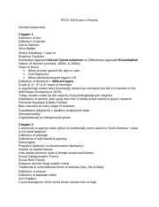 PSYC 300 Exam 1 Review 3 Docx PSYC 300 Exam 1 Review Gender Awareness Chapter 1 Definition Of