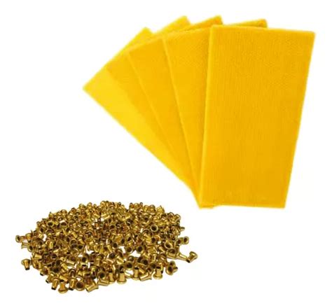 Kit 10 Kg Cera Estampada Apicultura Jumbo Y 3000 Ojillos Envío gratis