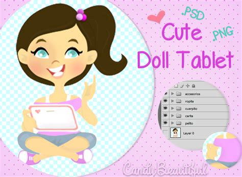 Cute Doll Tablet By Candybeautiful On Deviantart