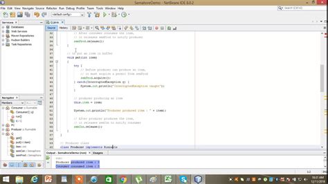 Producer Consumer Solution Using Semaphores In Java Demonstration