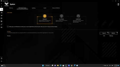Armory Crate Ultimate Gpu Setting R Asusrog