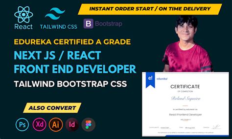 Create A Responsive Website Using Bootstrap Tailwind Css And Next Js By Rolandsequeira Fiverr