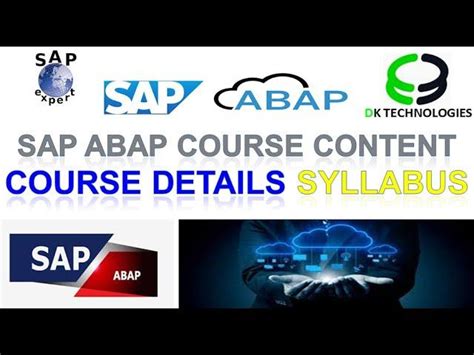 Subhas B On Linkedin Sap Abap Course Content Syllabus Advance