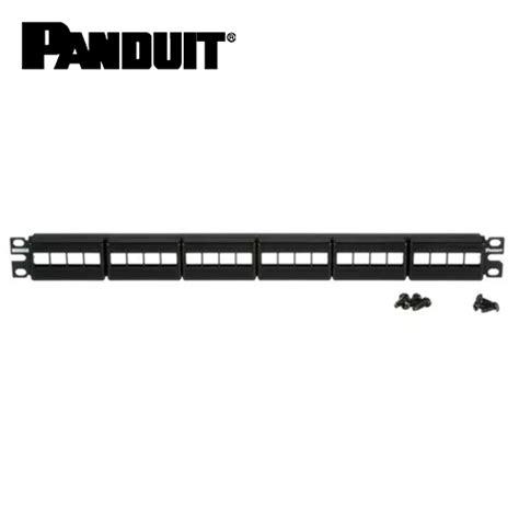 PATCH PANEL MODULAR PANDUIT NETKEY NKFP Y CAT PUERTOS RACK Ecuacomp