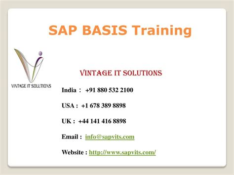 Ppt Sap Basis Online Training Sap Basis Certification Singapore Powerpoint Presentation Id