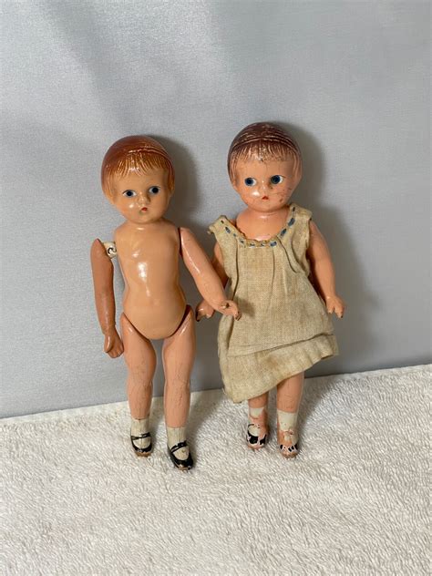 Vintage Effanbee Wee Patsy Doll Set Of 2 Dolls 5 Tall Etsy
