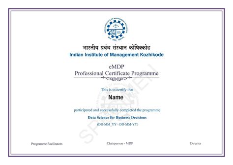 Professional Certificate Programme In Data Science For Business Jaro