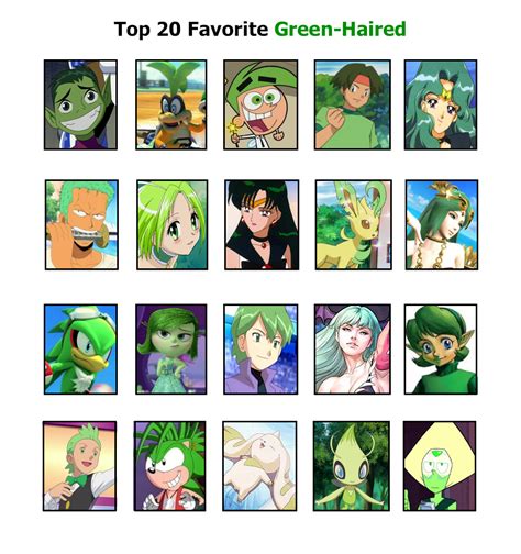 Top 20 Favorite Green Haired By Xxgaby 23xx On Deviantart