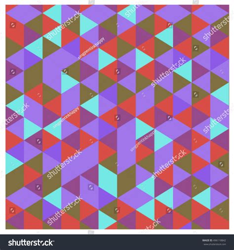 Vector Abstract Geometric Cube Triangle Angular Stock Vector Royalty Free 496118842 Shutterstock