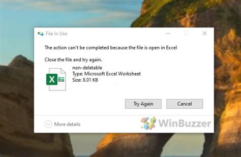 Windows 10 Can´t Delete Folder Or File Here Is The Fix Winbuzzer