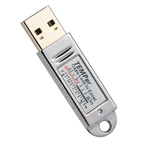 USB Thermometer Temperature Sensor Data Logger Recorder For Computer PC Laptop Desktop Silver In