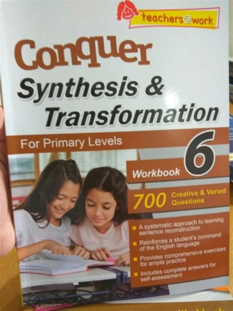 Conquer Synthesis And Transformation Workbook For P6 Hobbies And Toys