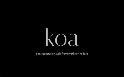 koa new web framework for nodejs หลังจากหายไปนานเเสนนานกลับมีอีกทีได้มาเข… by taki medium