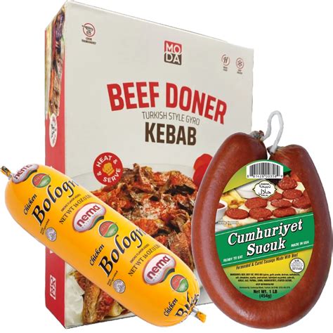 Meat Basket 3 Beef Doner Sujuk And Chicken Bologna Halal Market U