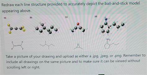 Solved Redraw Each Line Structure Provided To Accurately