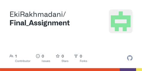 Github Ekirakhmadanifinalassignment