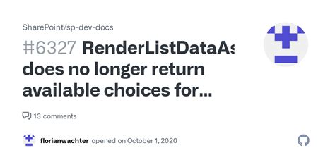 Renderlistdataasstream Does No Longer Return Available Choices For Lookup Fields · Issue 6327
