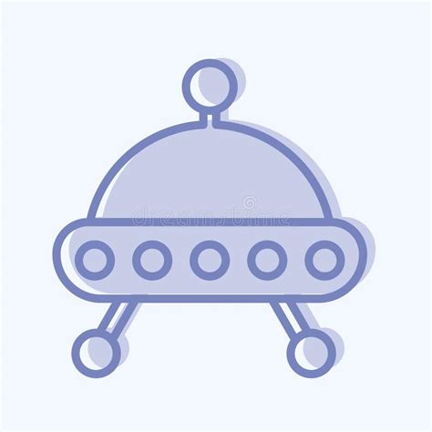 Icon Space Shuttle Suitable For Education Symbol Two Tone Style