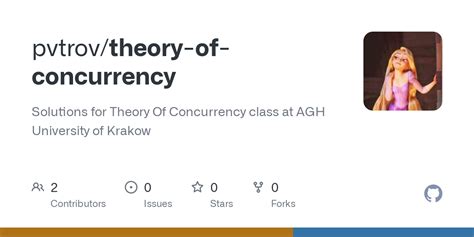 Github Pvtrovtheory Of Concurrency Solutions For Theory Of
