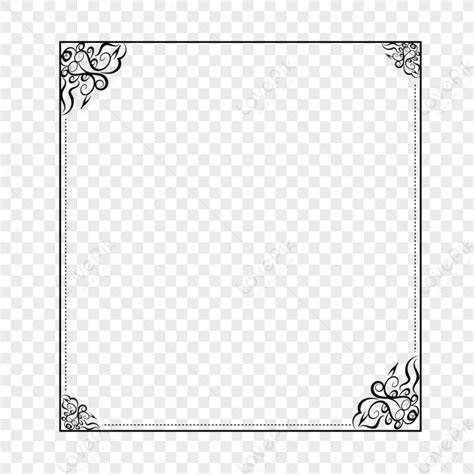 Classical Exquisite Lace Border Design Vector Material Frame Corner Png Free Download And