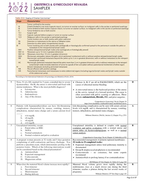 Solution Obstetrics And Gynecology Sample Exam Studypool