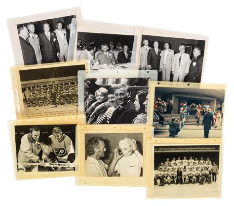 Lot Detail Jacques Plantes Personal Photo Collection Of 60 And