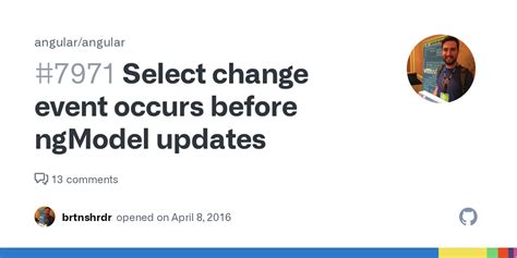 Select Change Event Occurs Before Ngmodel Updates Issue