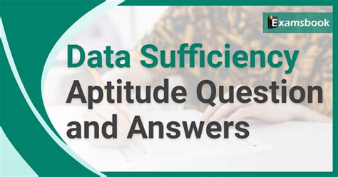 Data Sufficiency Aptitude Questions And Answers