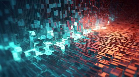 직사각형 요소와 데이터 분석 개념을 갖춘 3d 렌더링 반사 블록 현대 기술 배경 3d 요소 배경 요소 배경 이미지 Hd 현대 기술 3d 요소 요소 배경 사진 무료