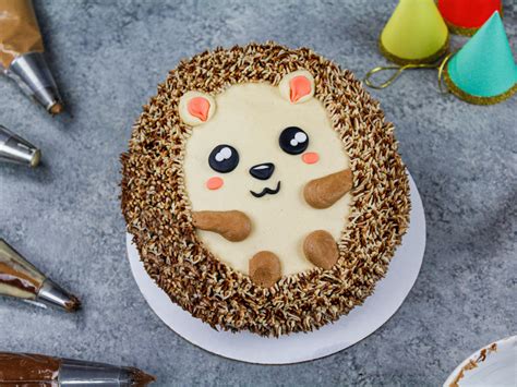 Hedgehog Birthday Cake