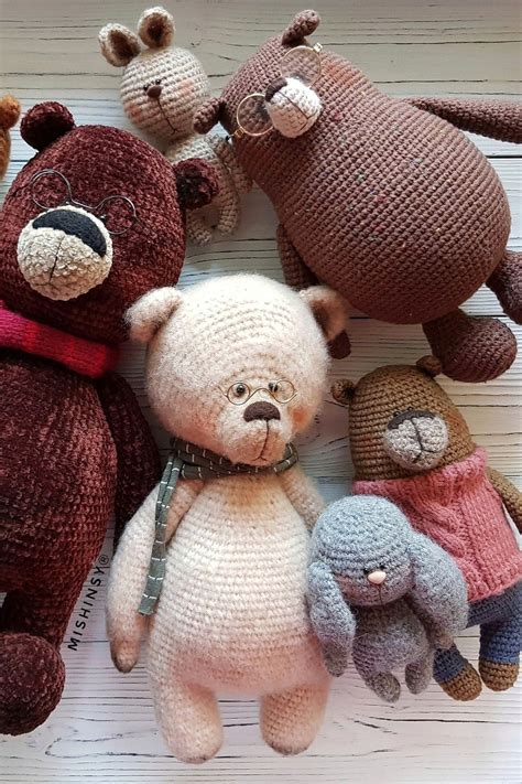 Crochet Bear Pattern в 2020 г с изображениями Вязаные игрушки Вязаные куклы Вязание игрушек