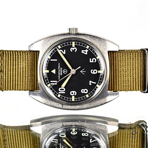 Hamilton Geneve 6bb Raf Issued Watch 1974 With Original Tritium Dial Vintage Watch Specialist