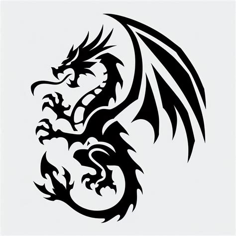 Printable Dragon Stencil Free Free Download And Print For You