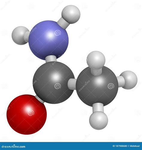 Acetamide Ethanamide Molecule Used As Plasticizer And Industrial