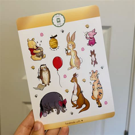 Winnie The Pooh Vinyl Stickers Rwinniethepooh
