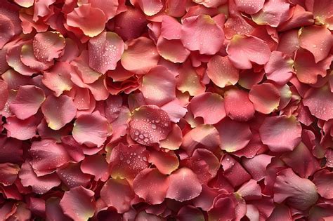 Premium Photo Pink Flowers Covered In Water Droplets