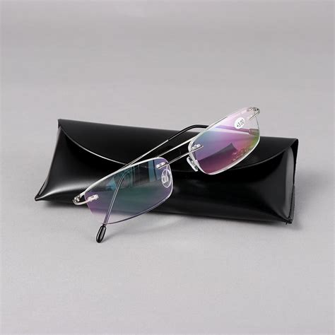 Unisex Reading Glasses Rimless Ultra Light Memory Vicedeal