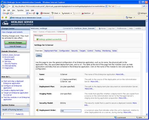 Corticon Server 5 X Sample Ear Installation For Weblogic 9 2 Progress Community