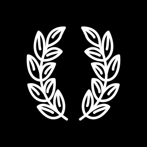 Laurel Vector Icon Design 25985617 Vector Art At Vecteezy