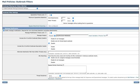 Understand The Url Defang And Redirect Action On The Secure Email