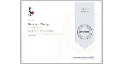 Kristina Zhang On Linkedin Completion Certificate For Introduction To