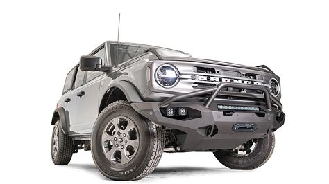With Pre Runner Guard In Black For 21 23 Ford Bronco Quadratec