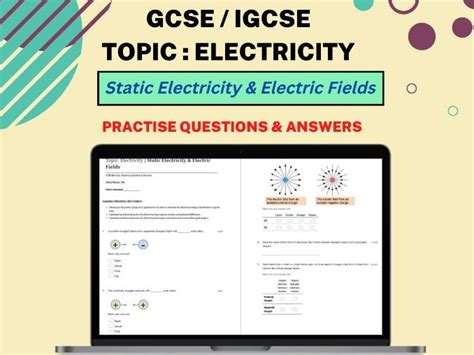GCSE IGCSE Physics Static Electricity Self Assessment Questions Answers Teaching
