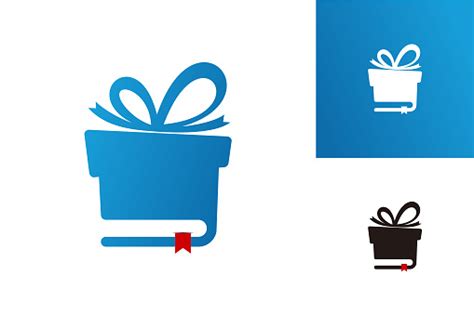 기프트 북 로고 템플릿 디자인 벡터 엠블럼 디자인 컨셉 크리에이티브 심볼 아이콘 0명에 대한 스톡 벡터 아트 및 기타 이미지 0명 개념 개념과 주제 Istock