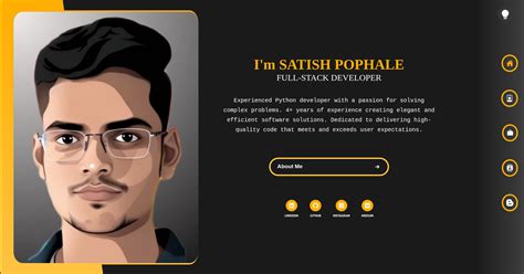 Github Sattyapatil Portfolio This Is A Personal Portfolio Website Project Built With