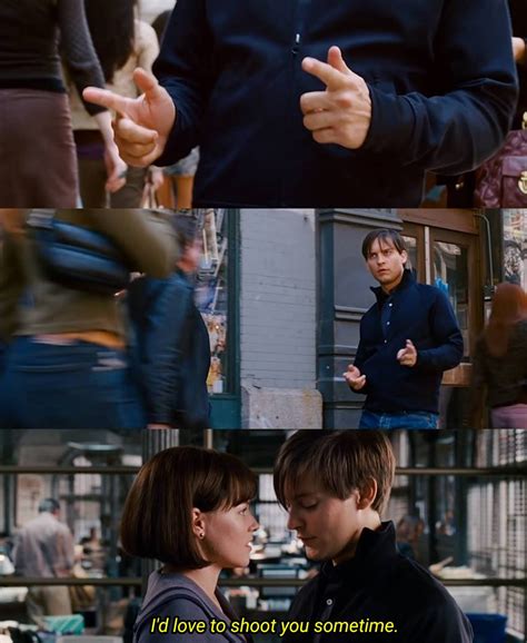 In Spider Man 3 Bully Maguire Is A Menace Because He Has An Obsession With Shooting Women R