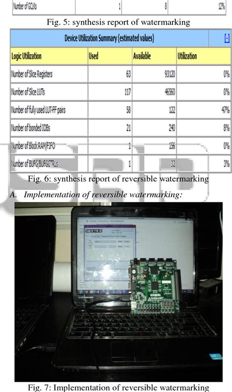 Figure 5 From Design And Implementation Of Effective Architecture For Reversible Watermarking