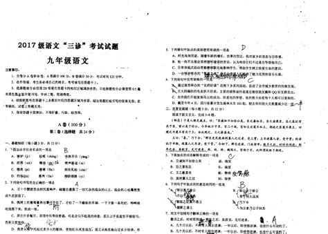 初三语文 初三语文课本 随意云
